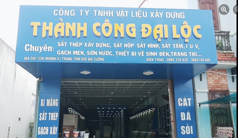 Công ty TNHH VLXD Thành Công Đại Lộc